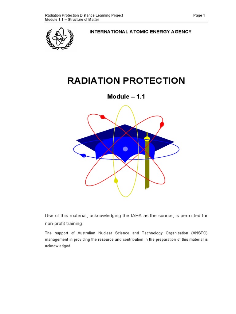 Radiation Protection (Module 1.1) | PDF | Isotope | Atoms