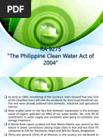 RA 9275 Clean Water Act With Examples | PDF