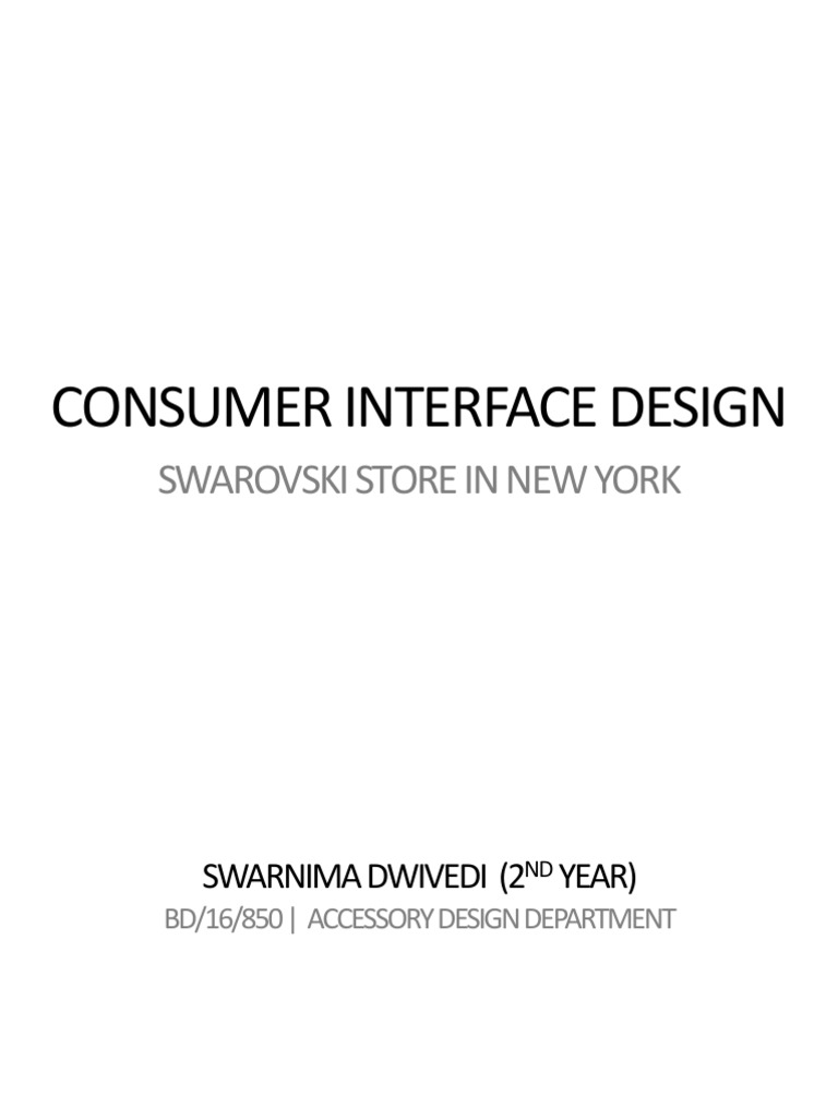 Consumer Interface Design | PDF | Computing | Digital Technology