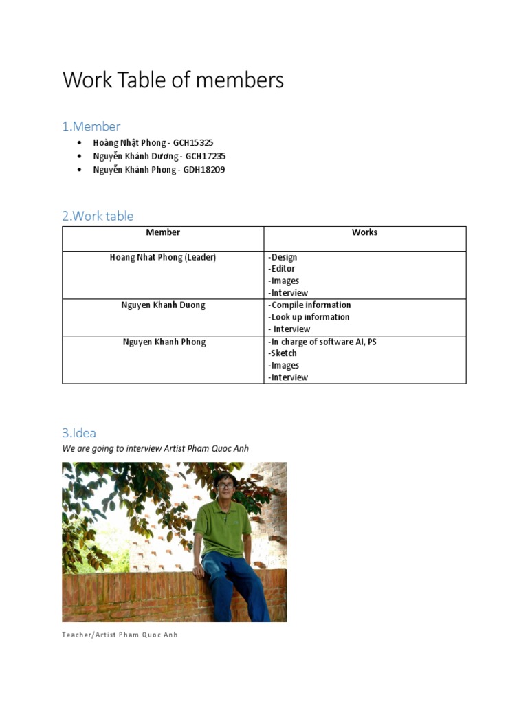 Work Table of Members | PDF | Sculpture | Cognition