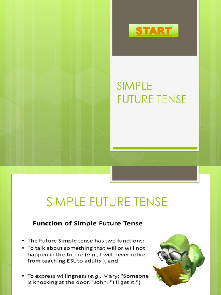 Simple Future Tense | PDF