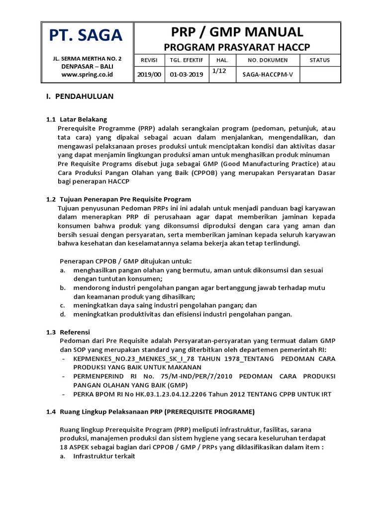 PRP Manual Final | PDF