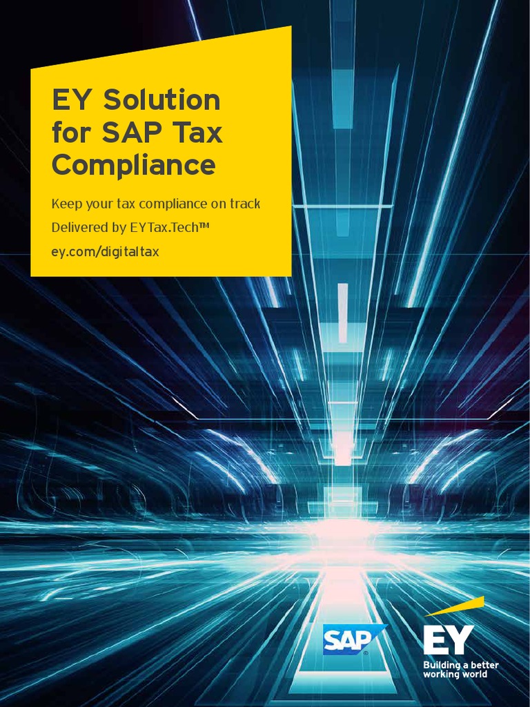 Ey Sap Tax Compliance Brochure | PDF | Value Added Tax | Business Process