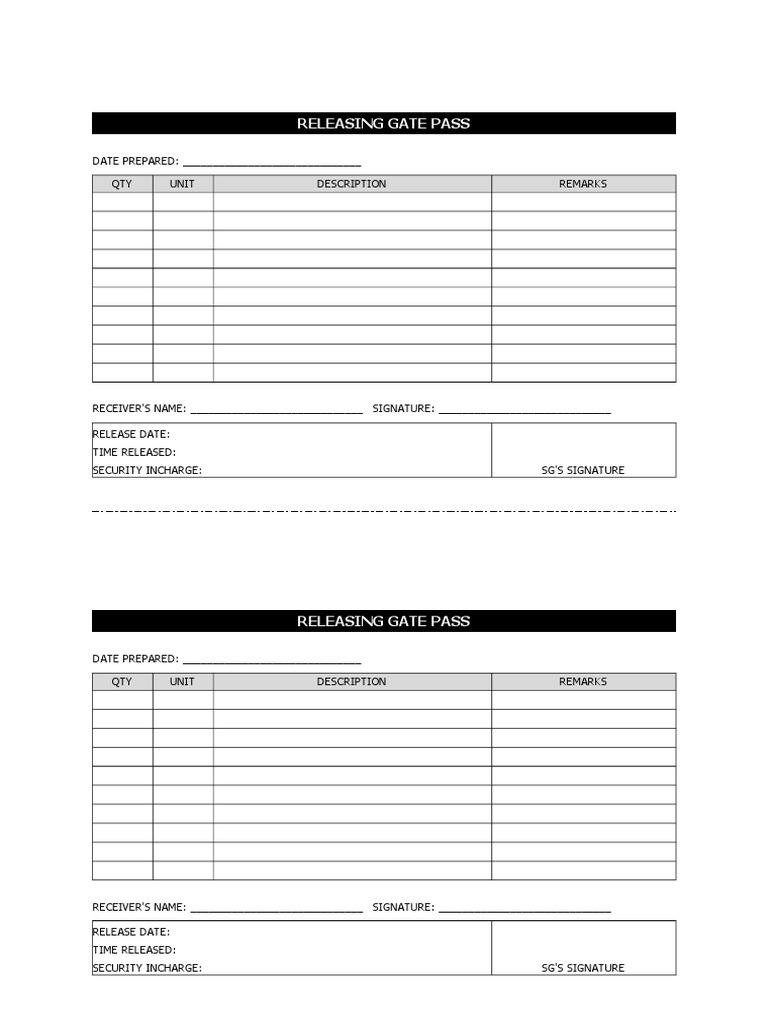 Gate Pass | PDF | Computers