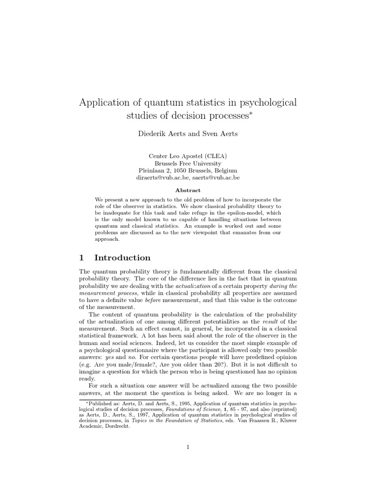 1994 Quantum Statistics | PDF | Quantum Mechanics | Theoretical Physics