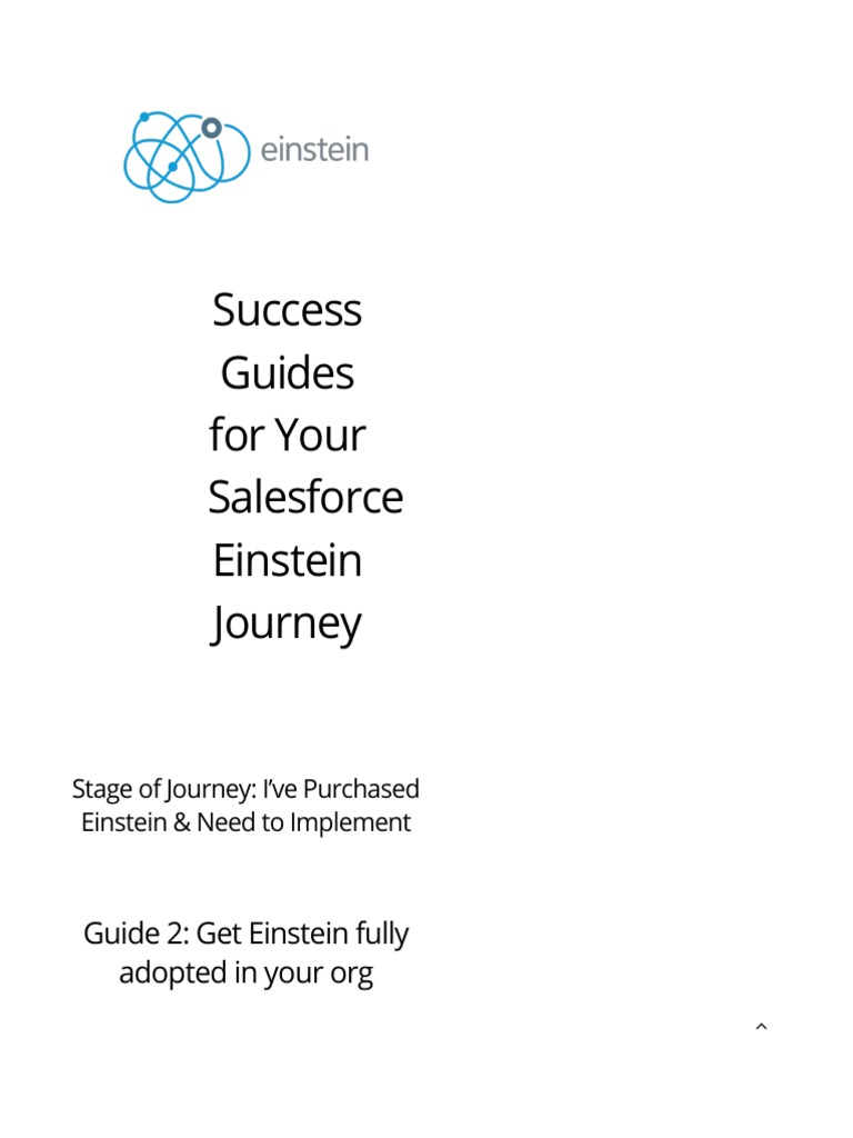Salesforce Einstein Implementation - How To Do It Successfully - Valgen ...