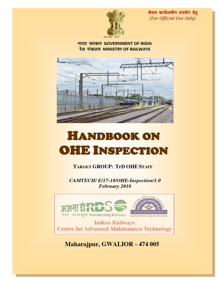 Final Handbook On OHE Inspection | PDF | Manufactured Goods | Nature