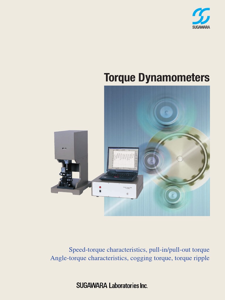 Sugawara-Torque Dynamometers en PDF | PDF | Electric Motor | Power Supply