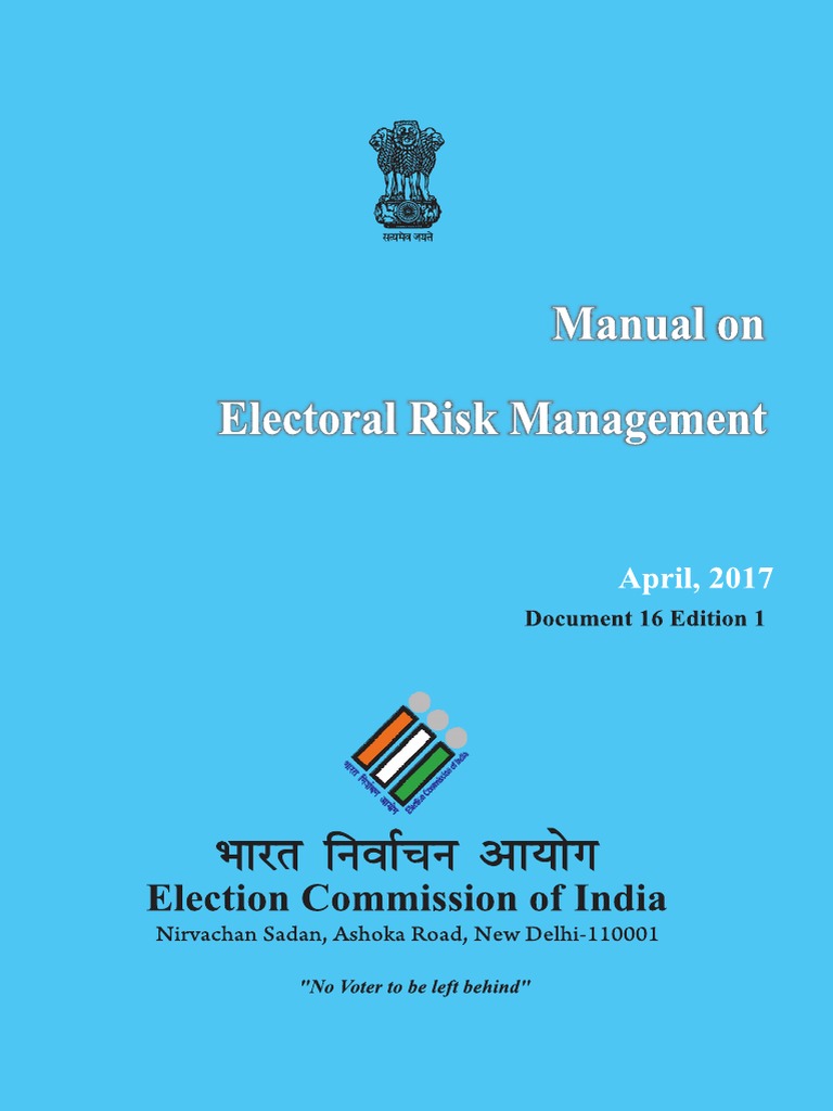 Manual On Risk Management PDF - (English) | PDF | Electronic Voting ...