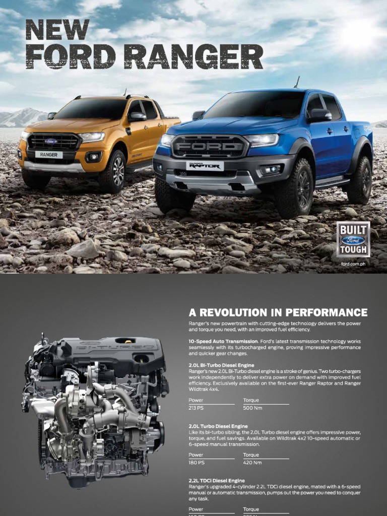 Philippines Ford Ranger Brochure PDF | PDF | Automatic Transmission ...