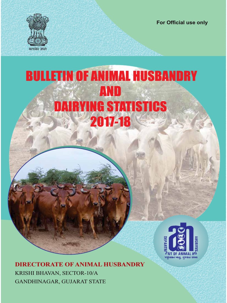 Gujarat Animal Husbandry Bulletin 2017-18 | PDF | Livestock | Sheep