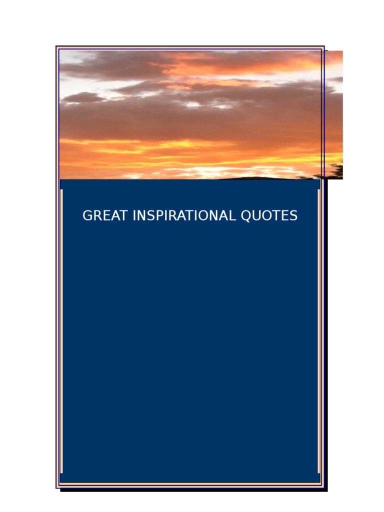 Great Inspirational Quotes | Download Free PDF | Courage | Happiness