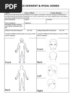 Body Injury Mapping Form | PDF