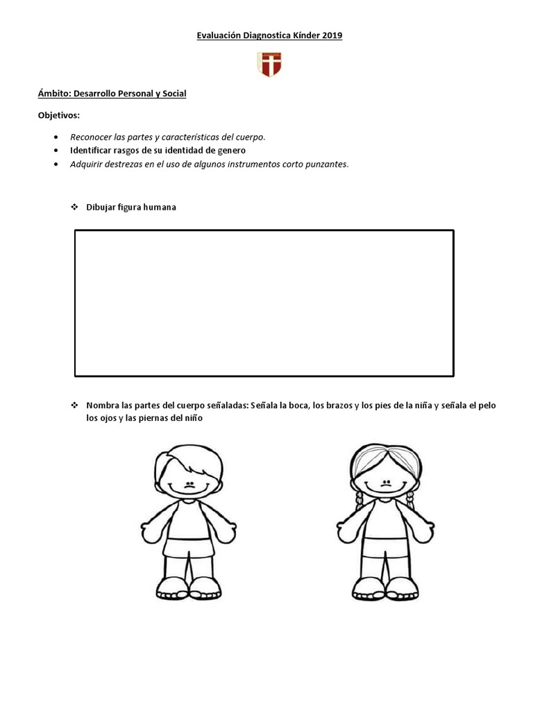 Evaluación Diagnostica Kinder 2019 Pdf 4034