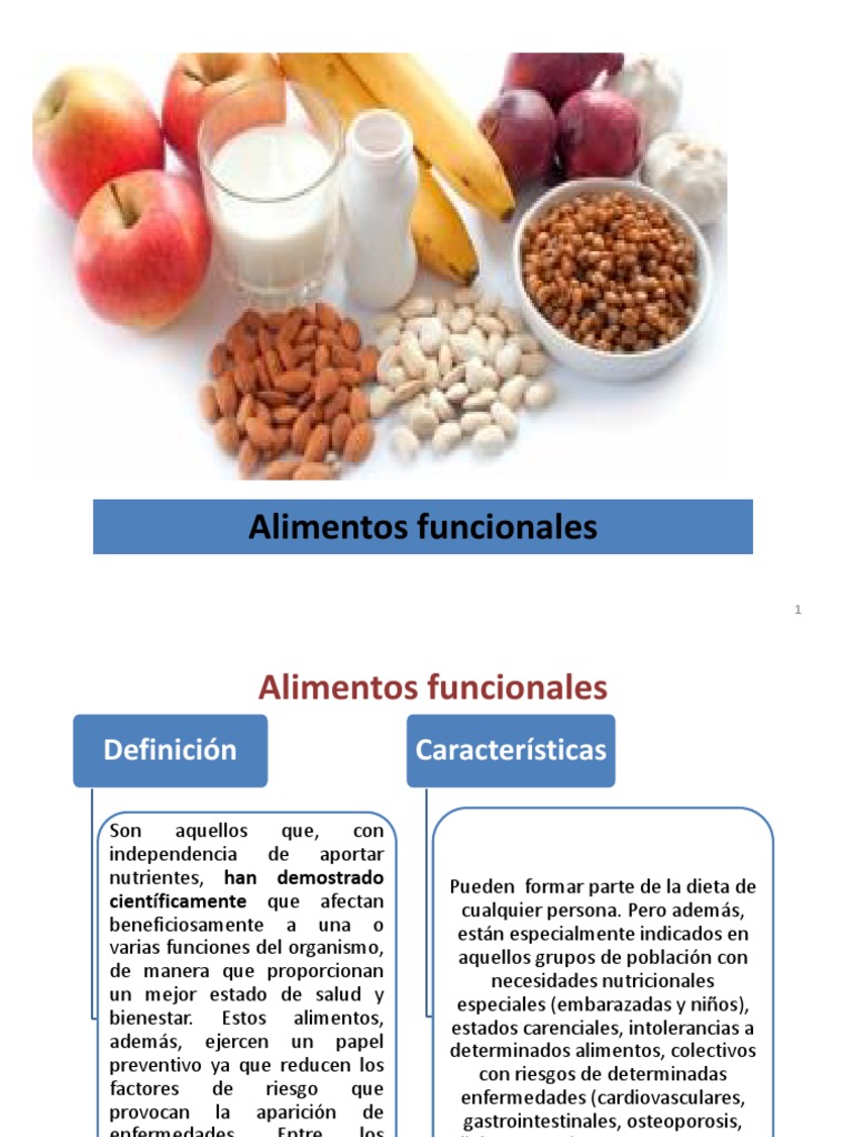Alimentos Funcionales1 | PDF | Comida funcional | Antioxidante