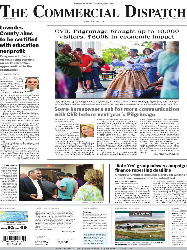 Commercial Dispatch Eedition 5-24-19 | PDF | United States Postal Service
