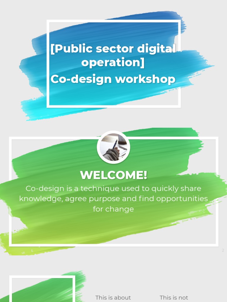 Codesign Workshop Slides For Public Sector Digital Orgs | PDF | Cognitive Science ...