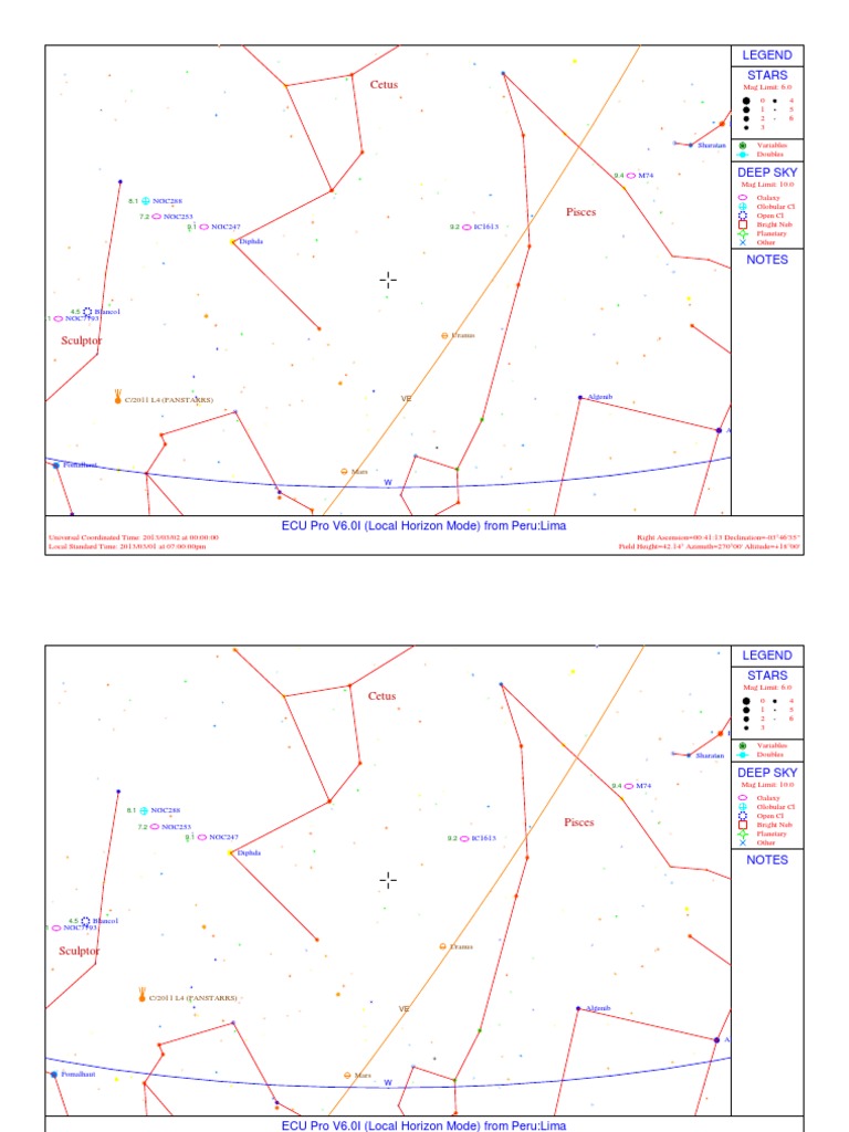 c2011l4 Pan Starrs | PDF | Star Symbols | Constellation