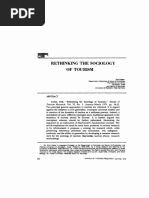Cohen's 1972 Tourist Typology Explained | PDF | Tourism