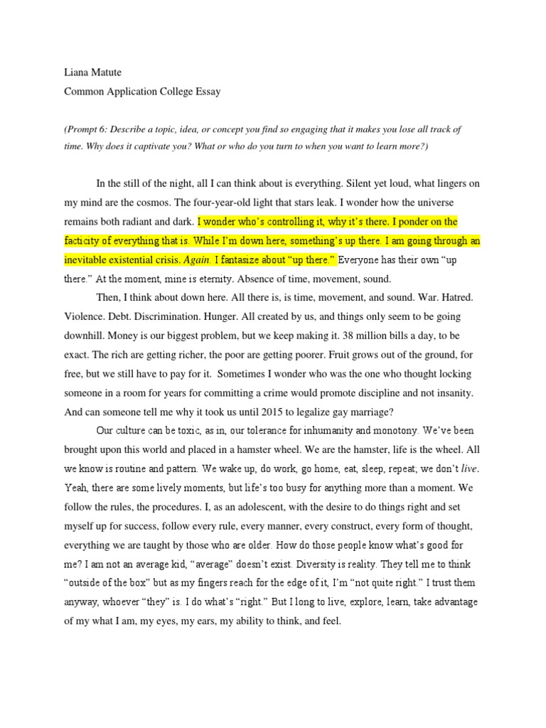 Common App | PDF | Metaphysics | Cognitive Science