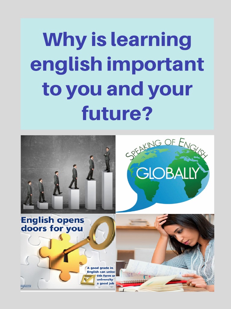 Why Is Learning English Important To You and Your Future?: Marcador de ...