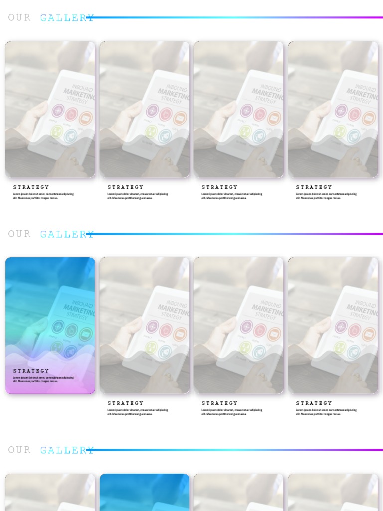 Powerpoint Presentation Morph Transition Corporate Template 4 Steps