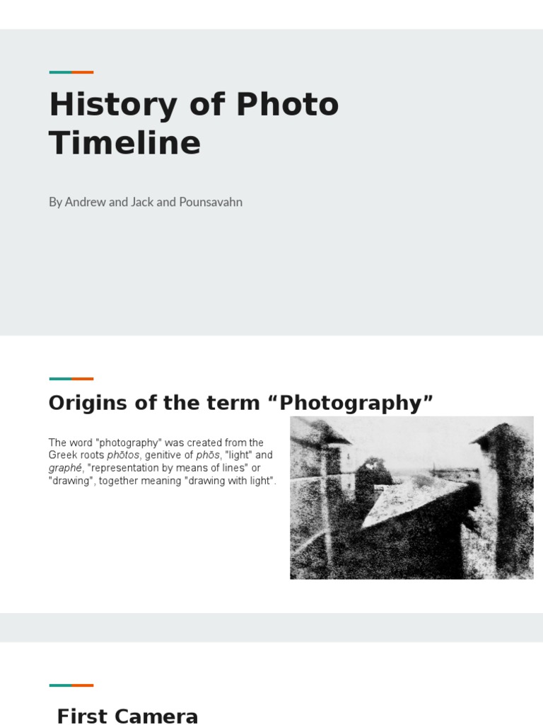 History of Photo | PDF | Camera | Art Media
