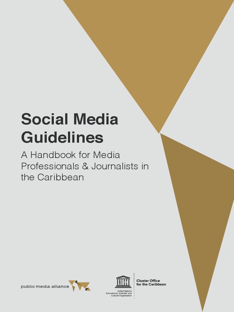 Social Media Guidelines: A Handbook for Media Professionals ...