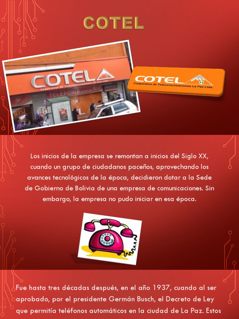 Historia Cotel | PDF | Televisión por cable | Telecomunicación