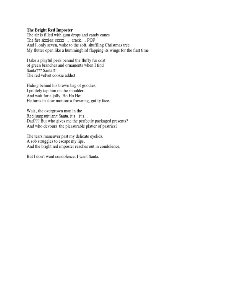 Original Poem Final Draft | PDF