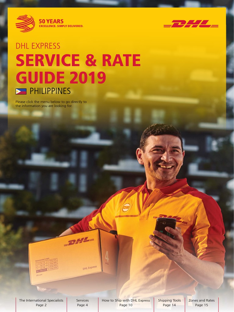 DHL Express Rate Transit Guide PH en | PDF | Customs | Invoice