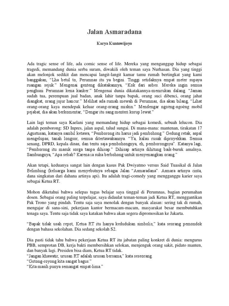 Jalan Asmaradana | PDF