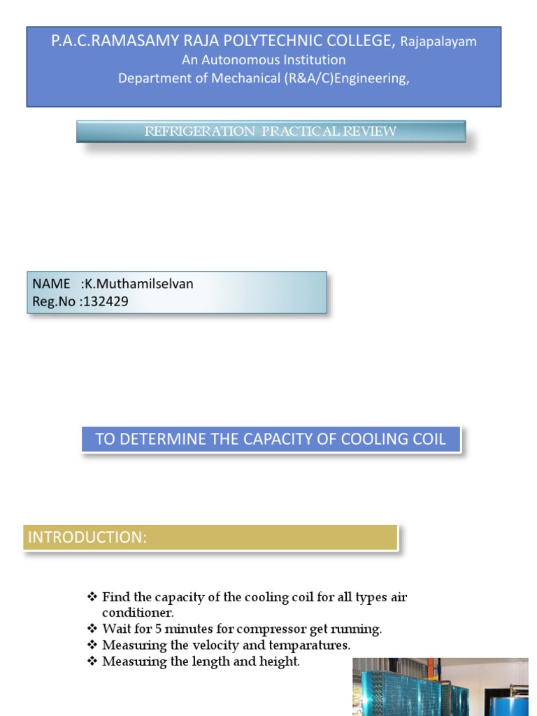 P.A.C.Ramasamy Raja Polytechnic College | PDF