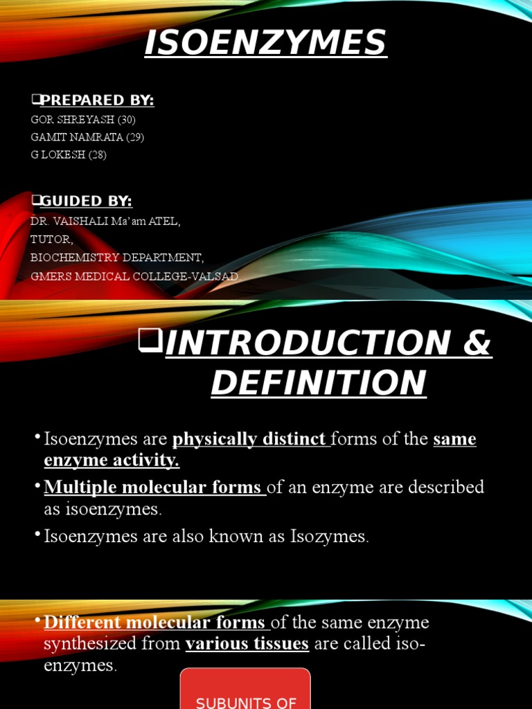 Biochem Isoenzymes | PDF | Lactate Dehydrogenase | Molecular Biology
