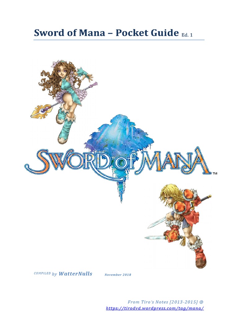Sword of Mana - Pocket Guide | PDF | Leisure