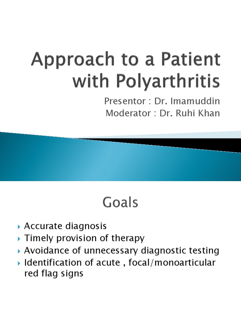 Polyarthritis Diagnosis and Treatment Guide | PDF | Arthritis ...