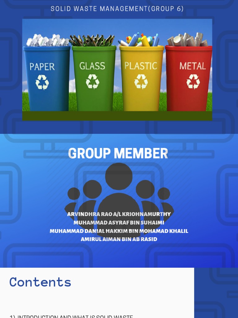Solid Waste Management | PDF | Municipal Solid Waste | Waste