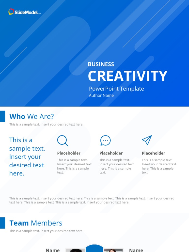 Creativity Powerpoint Template Pdf Computing Business