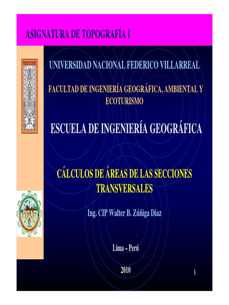 Clase 7 Cálculo de Áreas de Las Secciones Transversales | PDF ...