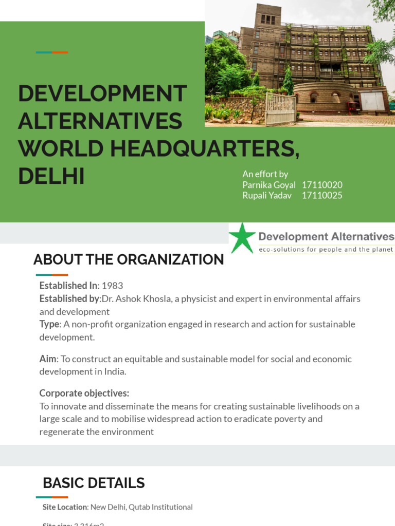 Case Study: Development Alternatives World Headquarters, Delhi | PDF | Window | Building Insulation