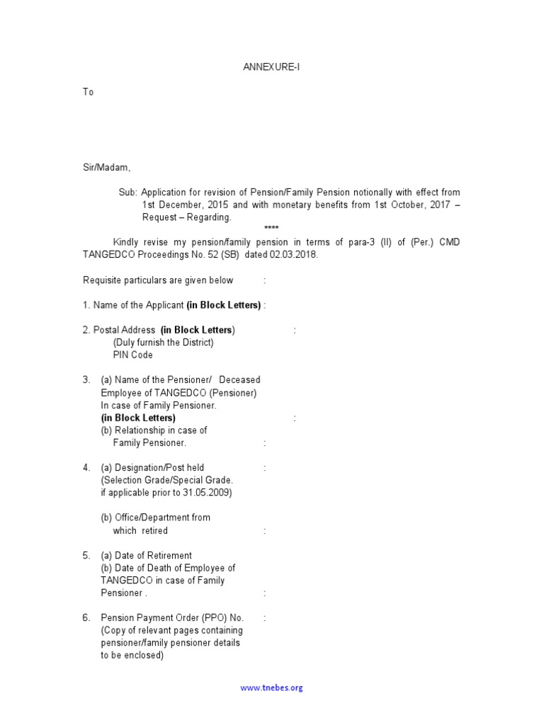 Pensioners Request Form | PDF | Pension | Financial Services