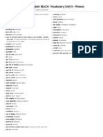 Vocabulario y Ejercicios sobre Bienestar | PDF | Determinantes de la ...