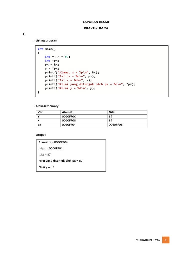 Laporan Resmi 24 | PDF | Computer Programming | Unix