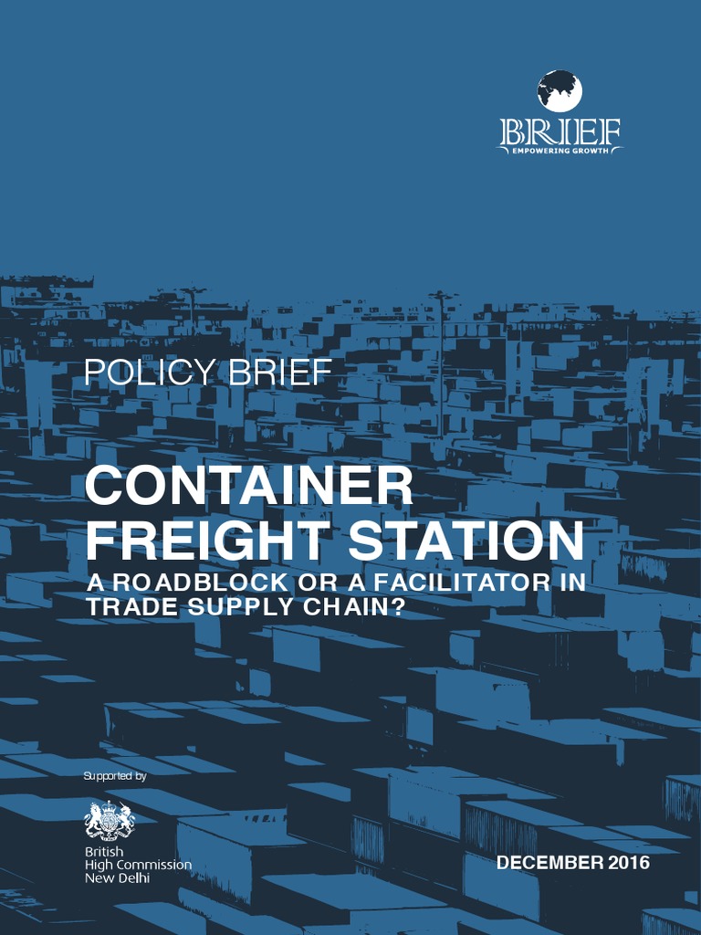 CSF Report Dec16 | PDF | Containerization | Cargo