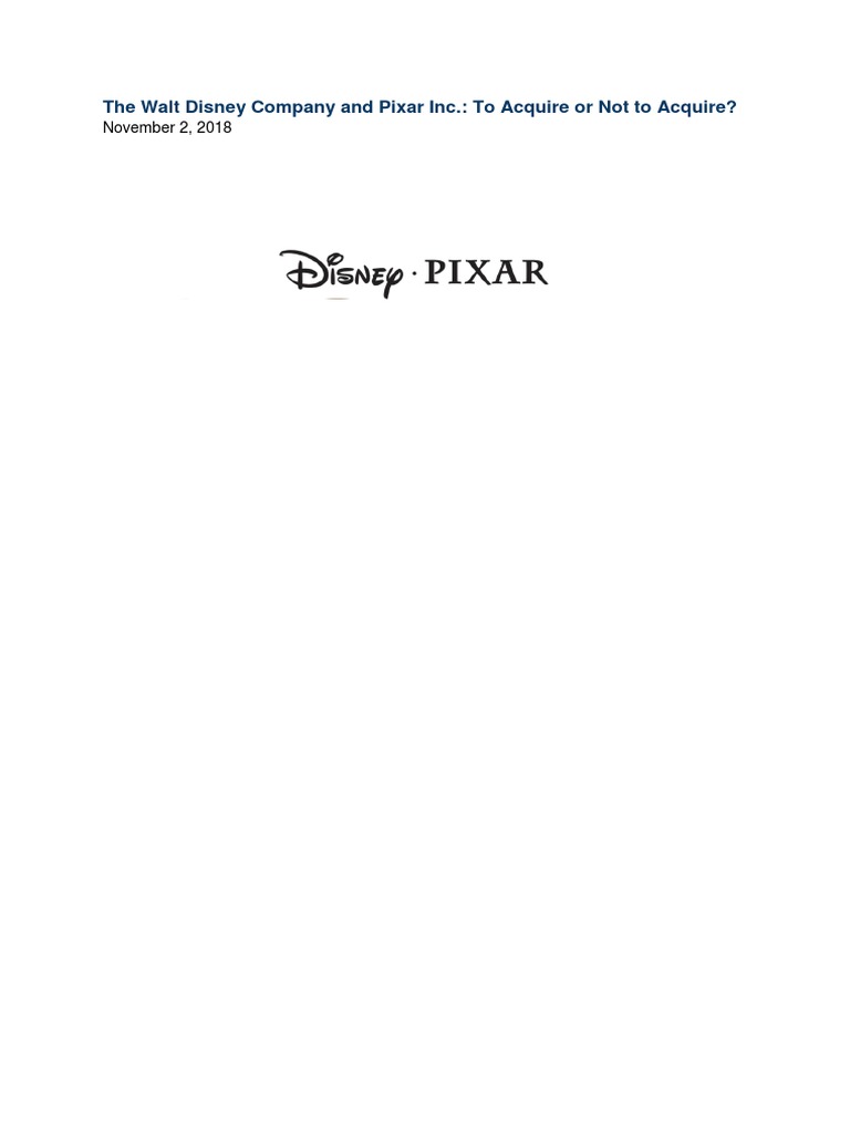 Case Disney | PDF | Pixar | The Walt Disney Company