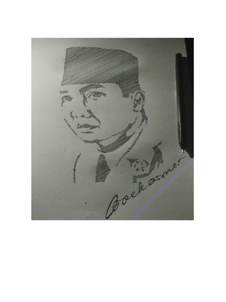 Sketsa BUNG KARNO | PDF