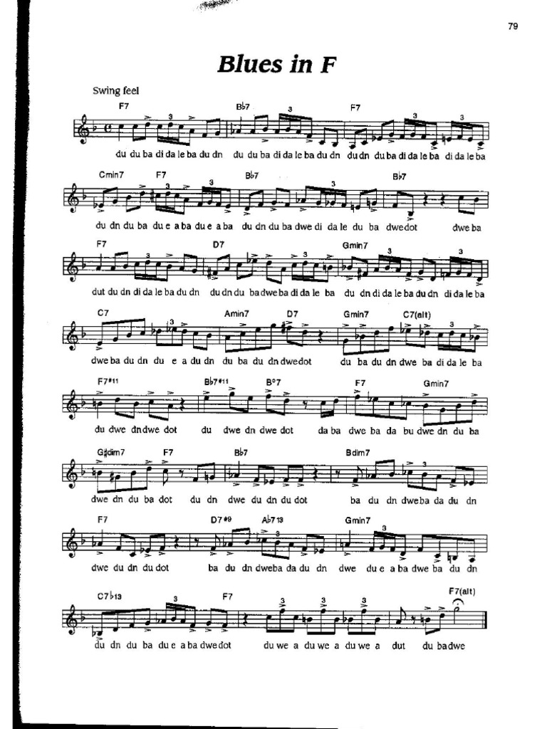 Bob Stoloff Scat Blues MAYOR PDF | PDF