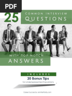 100 Job Interview Questions With Answers | PDF | Employment | Shyness