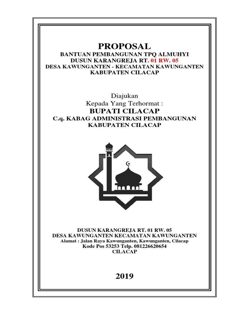 Proposal TPQ Almuhyi 2019 50jt | PDF