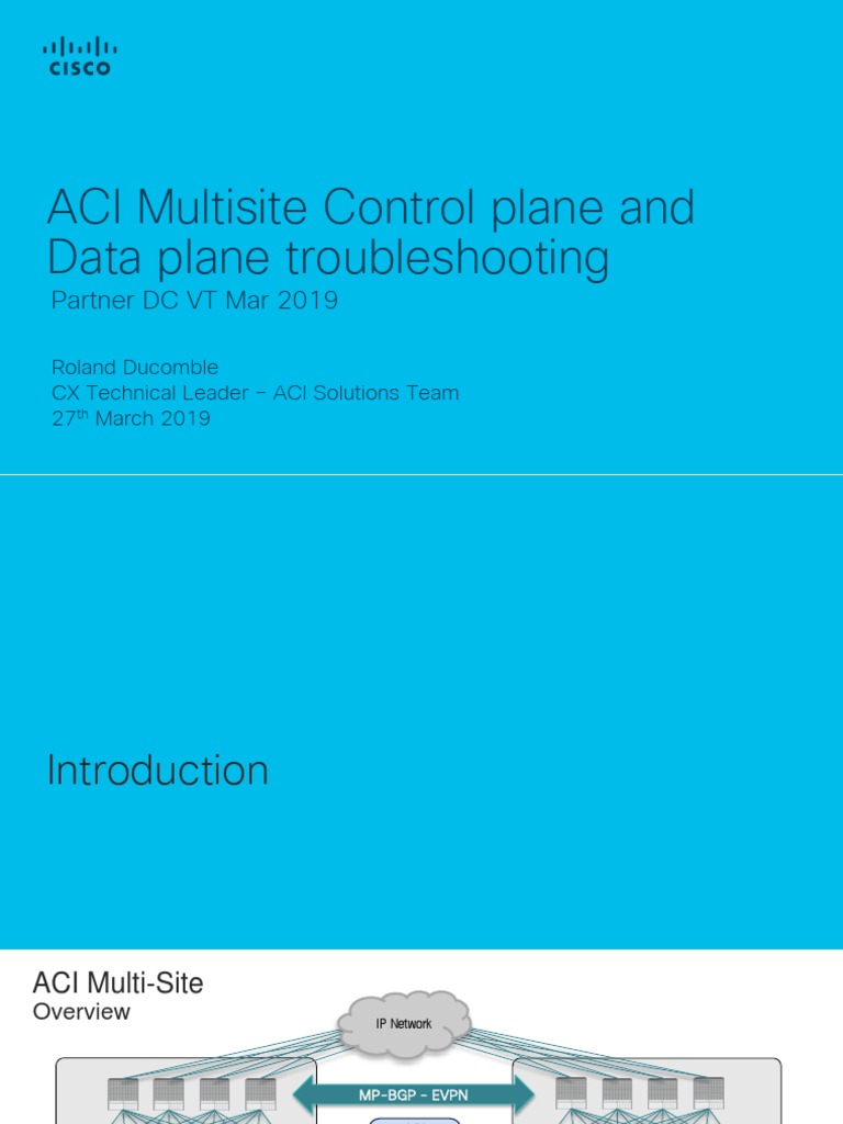 D2 T1 S5 ACI Multisite Troubleshooting | PDF | Ip Address | Network Layer Protocols